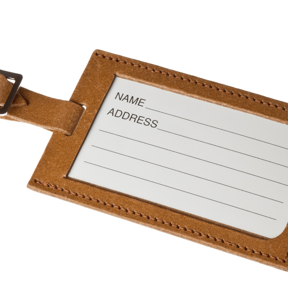 Leather Tag For Bags and Backpacks | GENTCREATE